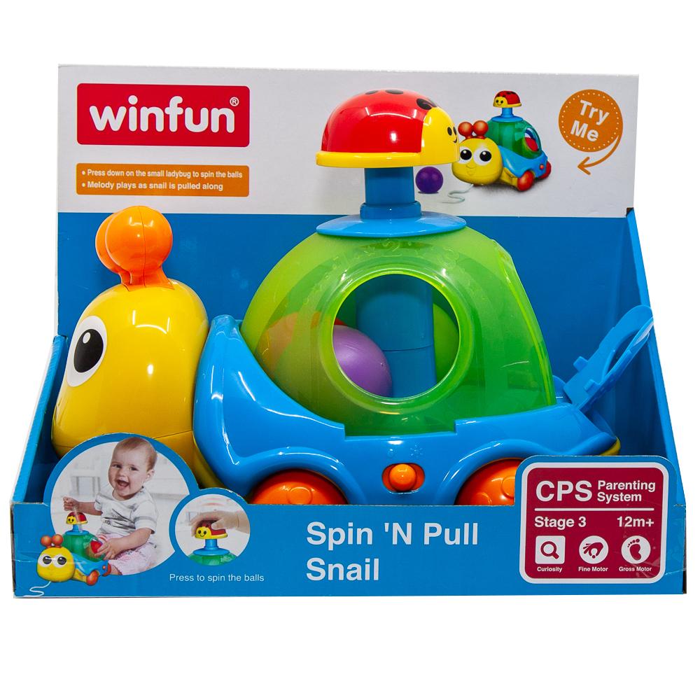 Spin & Pull Along Snail · Pop! Toy Co