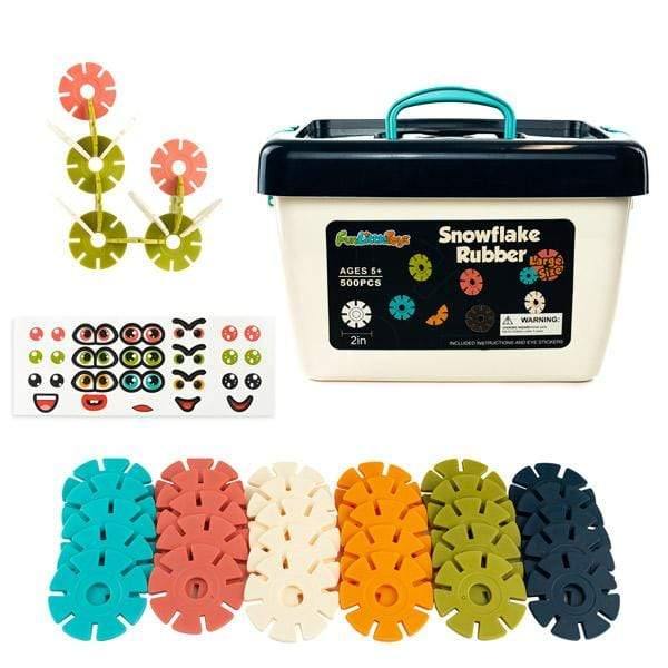 Interlocking Snowflake Building Set-500 Pc. · Pop! Toy Co